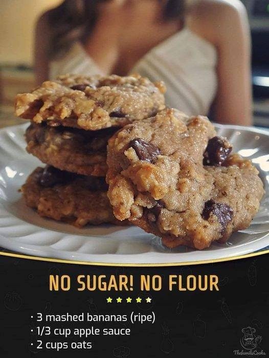 24 Healthy Cookies No Sugar No Flour Easy Cooking Ideas
