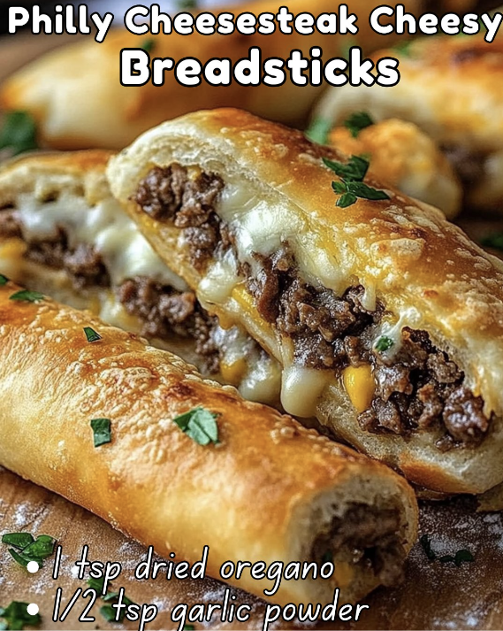 Philly Cheesesteak Stuffed Cheesy Breadsticks – Easy Cooking Ideas