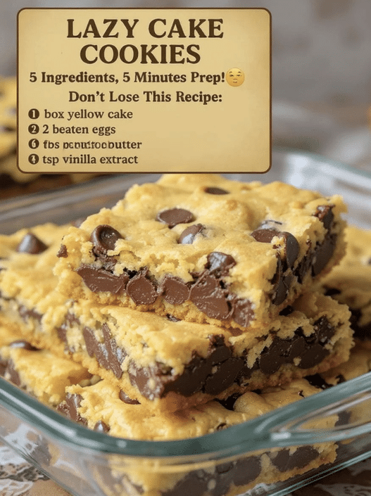 lazy cake cookies – Easy Cooking Ideas
